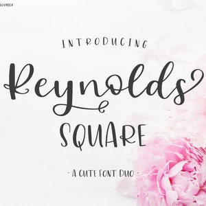 Square Cursive Logo - Etsy Ireland