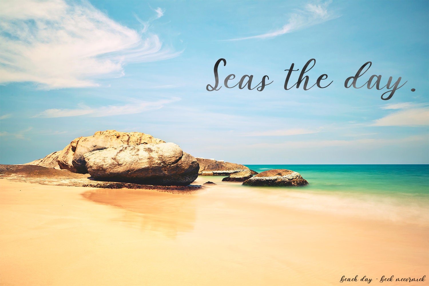 Beach Day Script Font Handwritten Script Font Cricut Fonts | Etsy