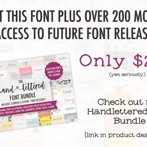 Duchess Script Font Modern Calligraphy Handwritten Script - Etsy