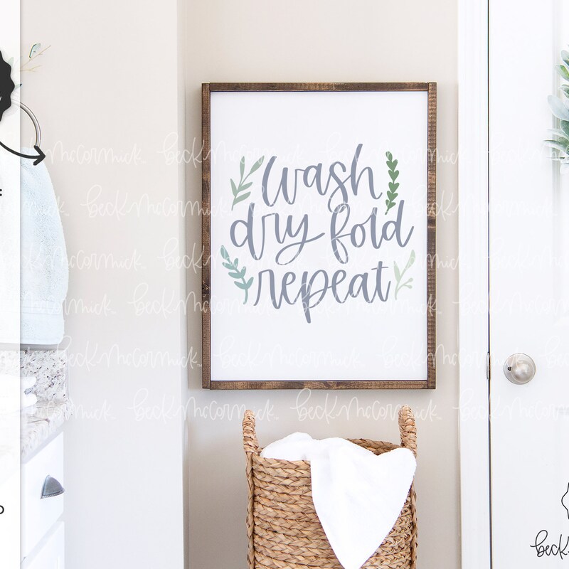 Wash Dry Fold Repeat Svg - Etsy