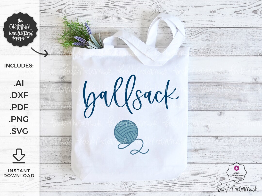 Ballsack SVG - Cricut SVG - Cricut File - Cricut Download - Silhouette ...