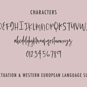 Bucket List Font Modern Script Font, Cricut Fonts, Procreate Fonts ...