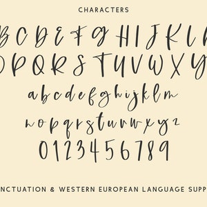 Highlight Script Font Modern Calligraphy, Handwritten Script Font, Boho Fonts, Cursive Fonts ...