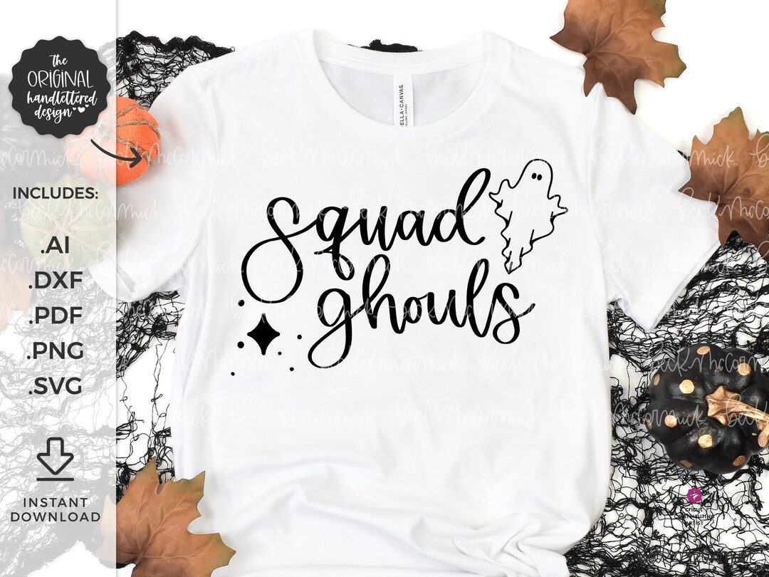 Squad Ghouls SVG File Silhouette File Cricut SVG Instant Download ...