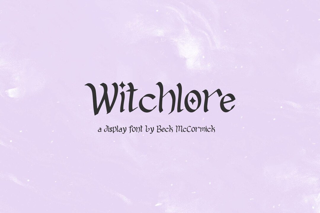 Witchlore Font: Modern Tarot Font for Cricut & Procreate, Witch Fonts ...