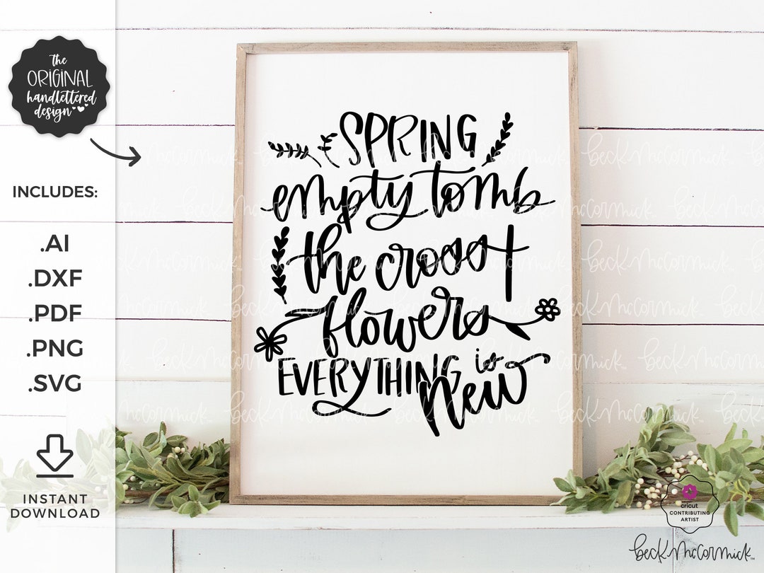 Empty Tomb Svg Spring Svg Cricut SVG Svg File Cricut File Easter SVG ...