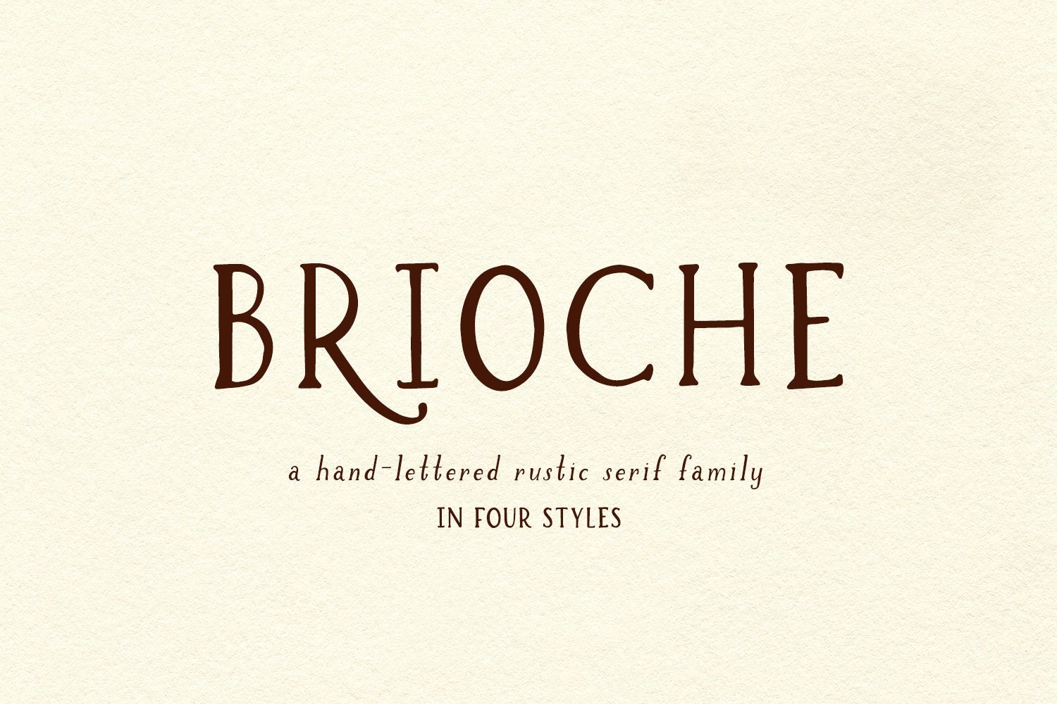 Brioche Rustic Font Handlettered Serif Font Farmhouse Font | Etsy