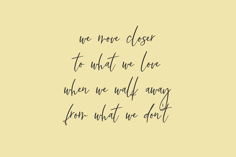 Lemonlove Script Font Modern Calligraphy Procreate Fonts | Etsy