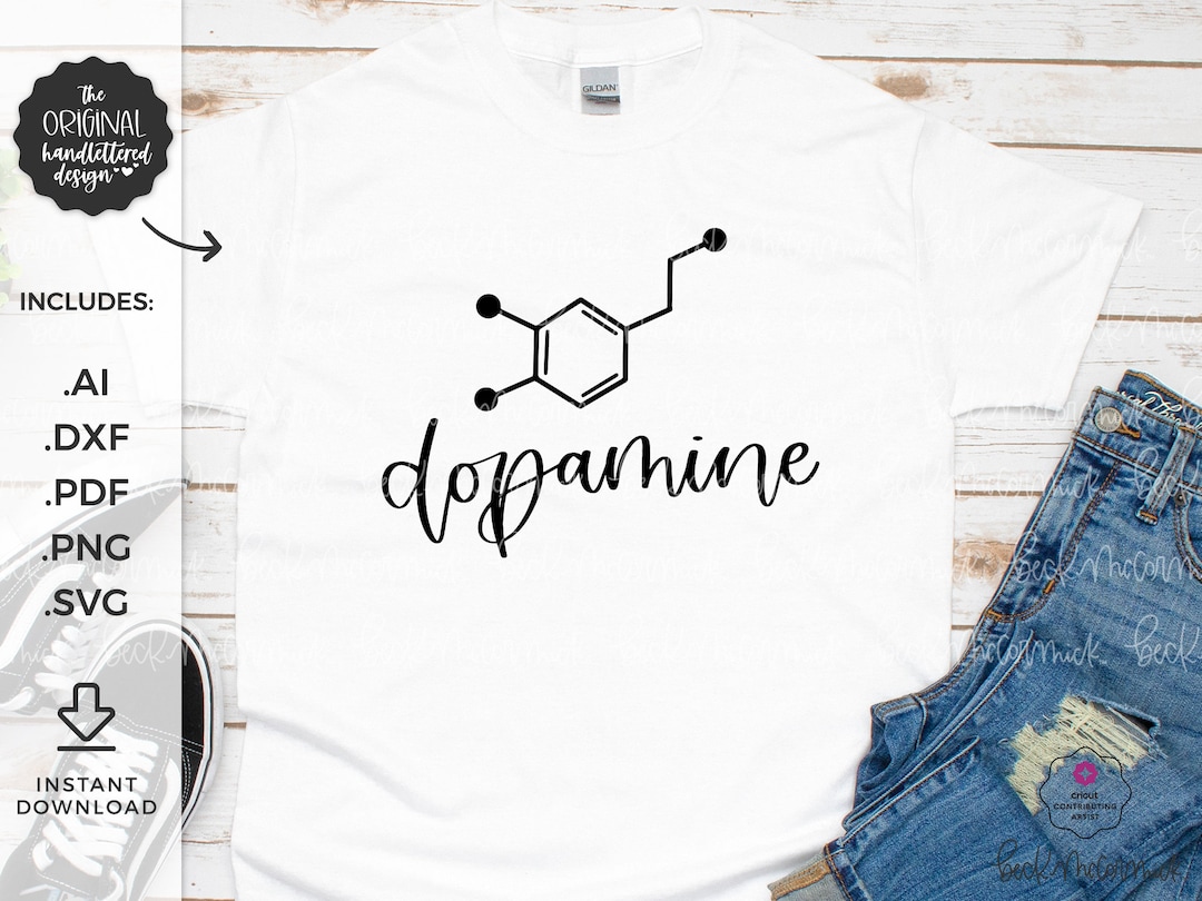 Dopamine SVG Molecular Structure SVG Science Svg Instant Download ...