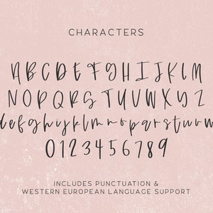 Linger Script Font - Modern Calligraphy, Handwritten Script Font, Boho ...