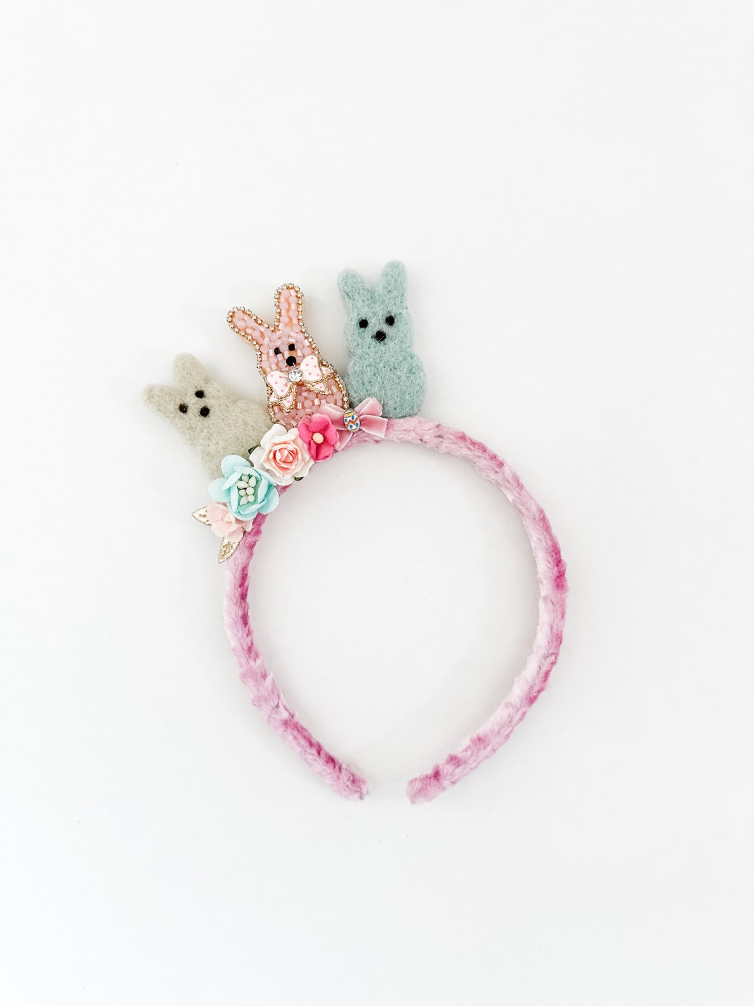 Posh Peeps Headband | Peeps Bunny | Easter Headband | Bunny Headband - Etsy