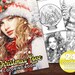 24 Christmas Love Coloring Page Book, Adults + Kids Instant Download ...