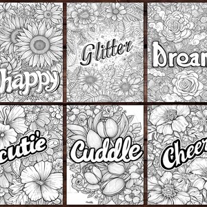 30 Happiness Activity Variety Pack Coloring Pages Book, Adults + Kids ...