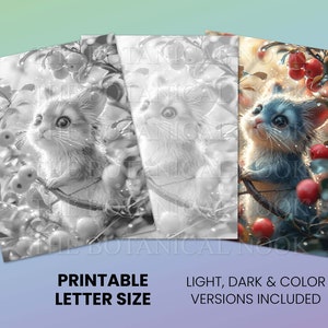 30 Fantasy Animals Variety Pack Coloring Pages Book, Adults + Kids ...