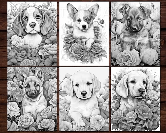 Puppy Love Coloring Pages