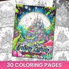 24 Baby Woodland Dragon Fantasy Coloring Page Book, Adults Kids Instant ...