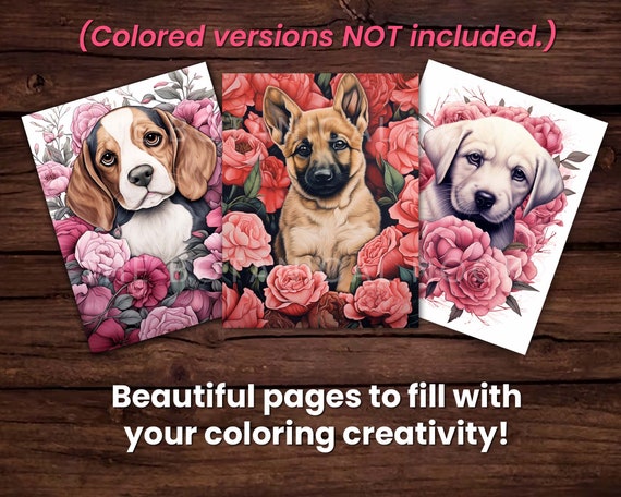 Puppy Love Coloring Pages