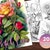 20 Rose Magic Collection Coloring Page, Adults Kids Instant Download ...