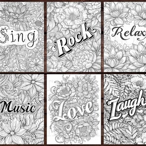 30 Happiness Activity Variety Pack Coloring Pages Book, Adults + Kids ...