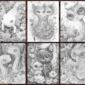 30 Animal Baby Wonders Variety Pack Coloring Pages Book, Adults + Kids ...