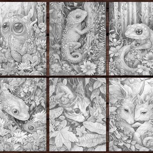 30 Animal Baby Wonders Variety Pack Coloring Pages Book, Adults + Kids ...