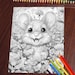 Cute Fun Mice Hobby Critters Cute Mouse Animal Coloring Page Book ...