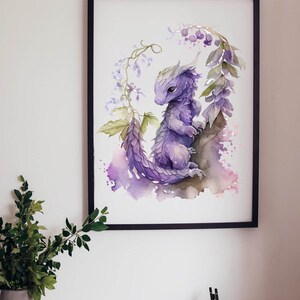 16 Cute Flower Dragon Babies (16 Graphic Clip Art) Illustration Instant ...