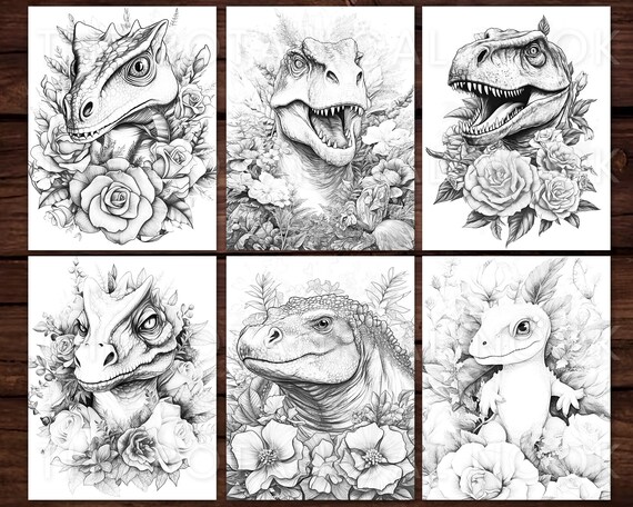 Baby T Rex Coloring Pages