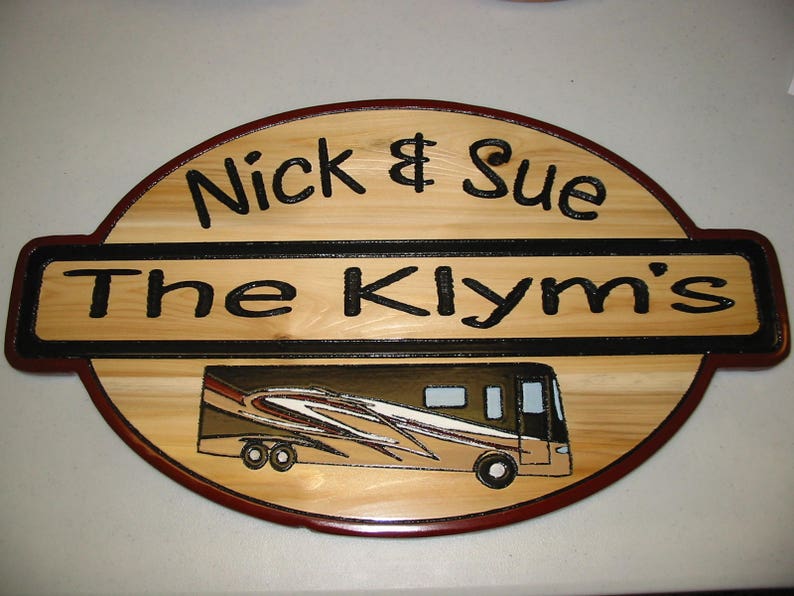 Personalized RV Camping Sign | Etsy
