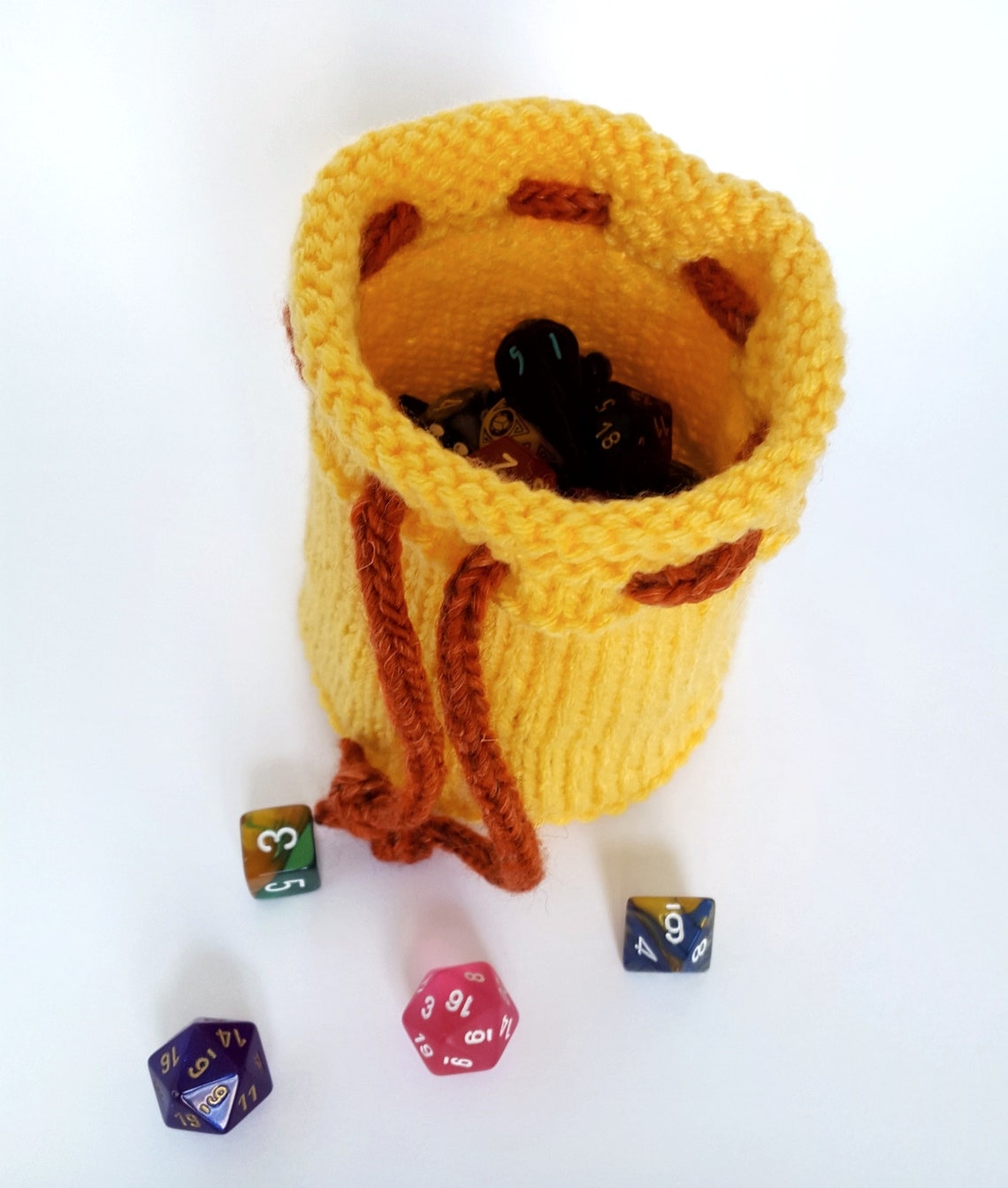 Dice Bag Pattern Collection // 4 Knitting Patterns PDF - Etsy