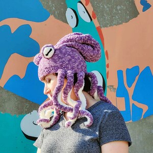 Octopus Hat Knitting Pattern - Instant PDF Download - Adult Size - Etsy