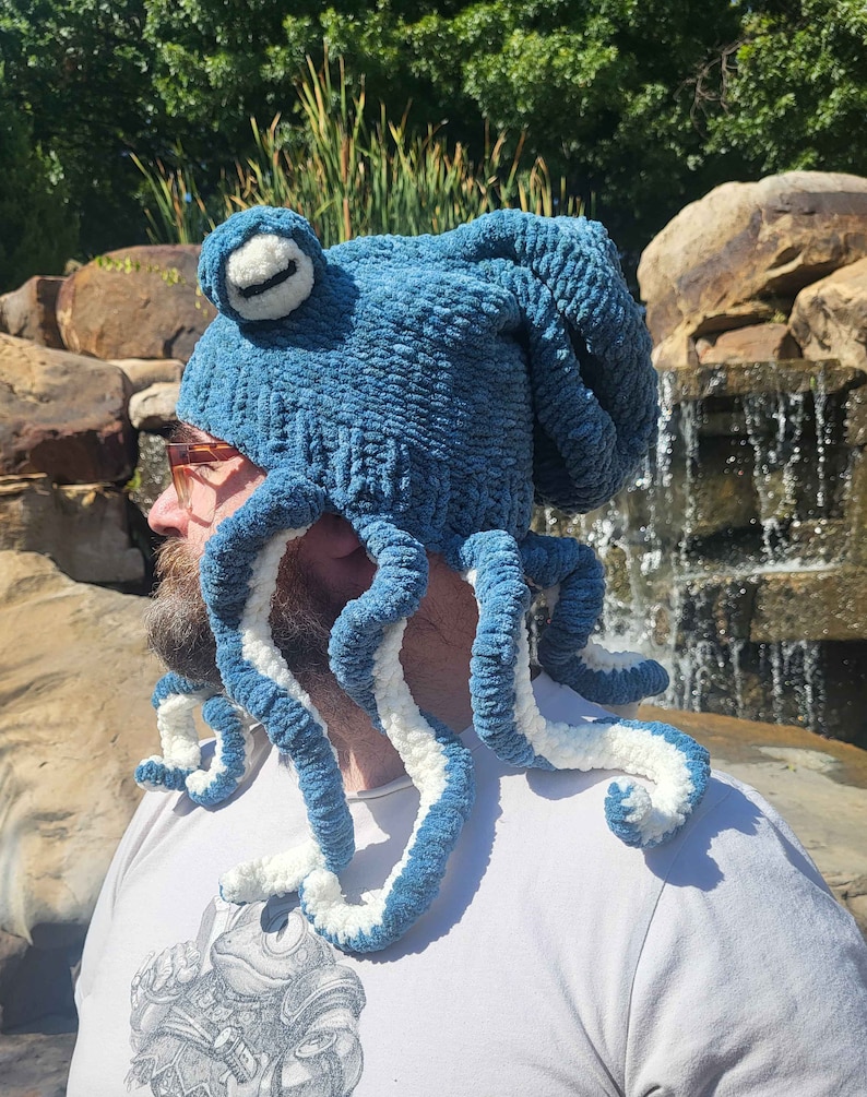 Octopus Hat Knitting Pattern - Instant PDF Download - Adult Size - Etsy