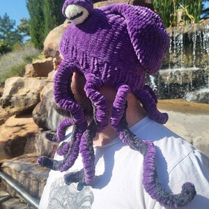 Octopus Hat Knitting Pattern - Instant PDF Download - Adult Size - Etsy
