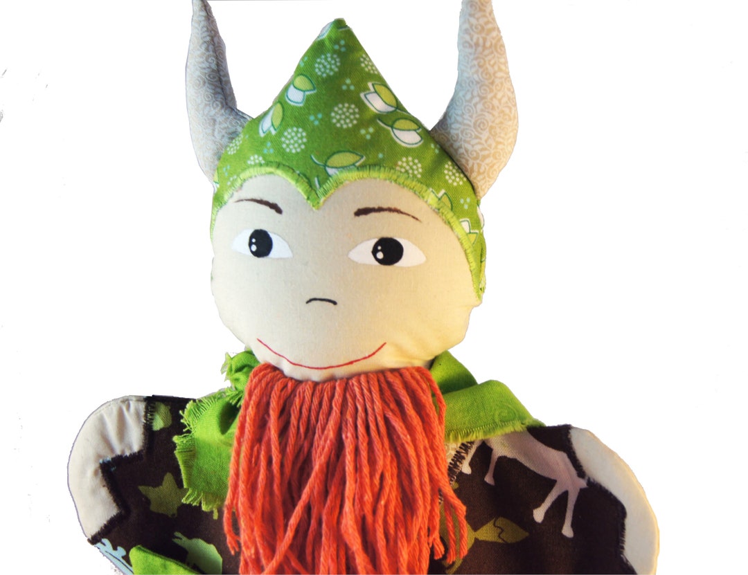 Stuffed Viking Hand Puppet Toy - Etsy