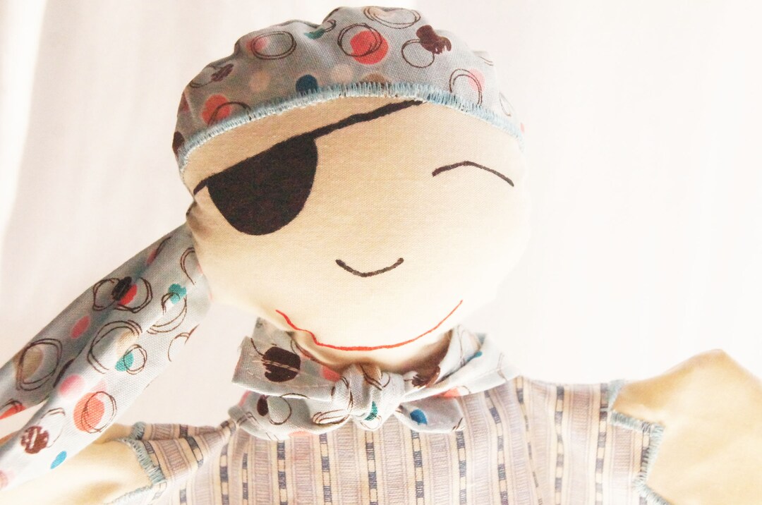 Hand Puppet Pirate, Pirate Toy, Gift for Baby Boy, Glove Puppet Pirate ...