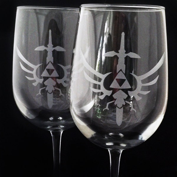 Wine Glass Zelda - Etsy