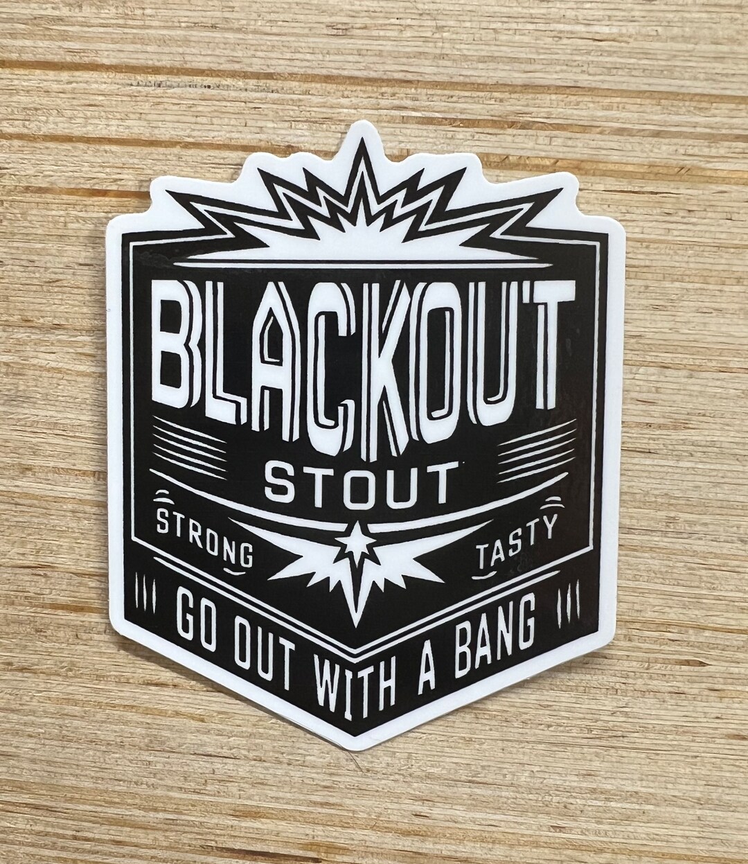 Fan Art Black Out Stout GLOSSY Vinyl Sticker Laptop Decal - Etsy