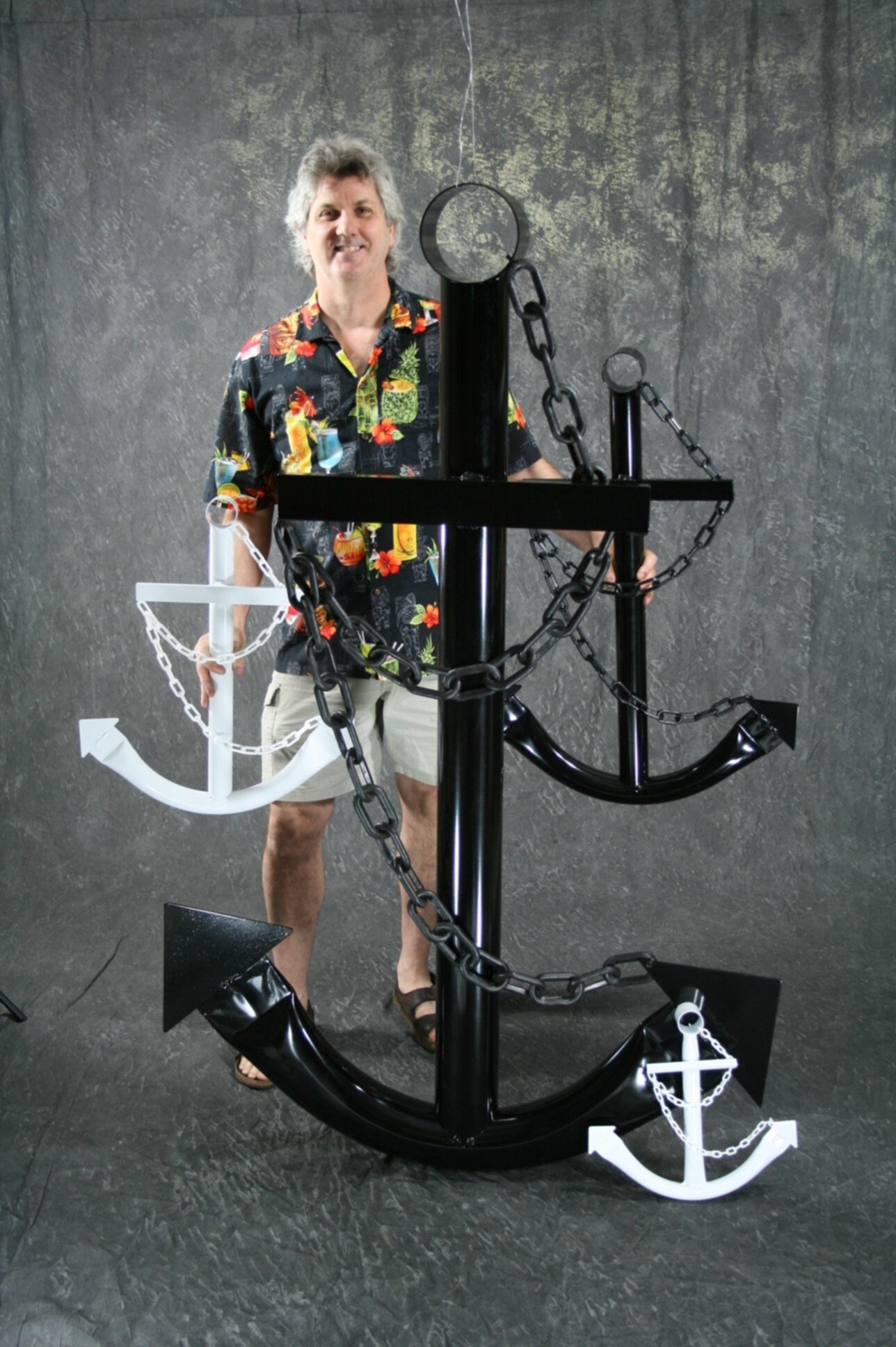 Nautical Decor 3ft Classic Navy Anchor T Free Shipping Etsy