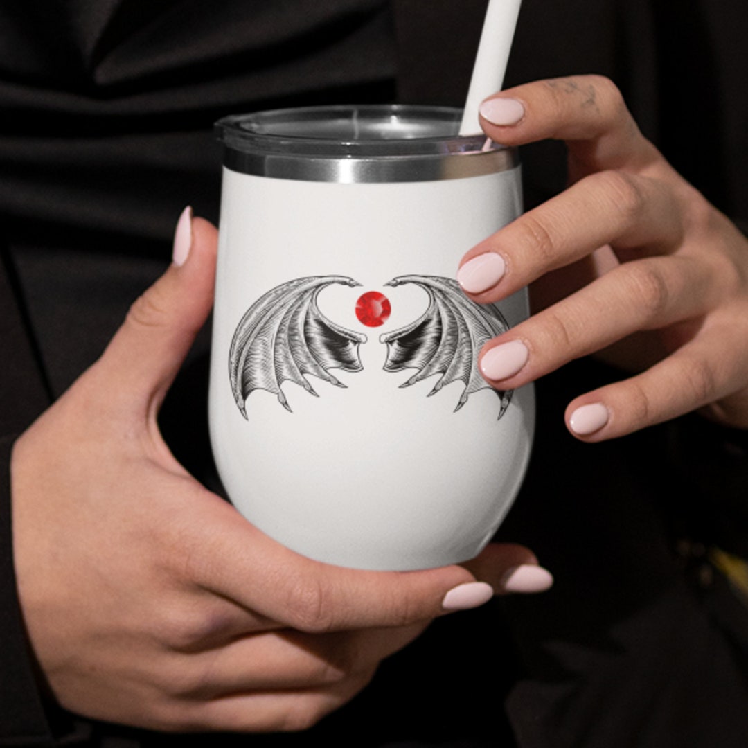 Cassian Red Siphon Chill Wine Tumbler Night Court Acotar Gifts Acotar ...