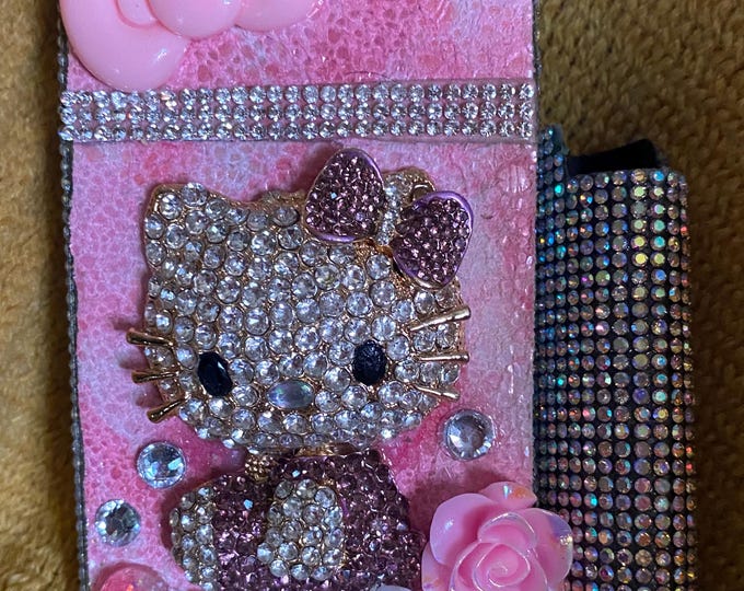 Hello Kitty Cigarette Case 100's or Shorts, Cigarette Box W Lighter ...