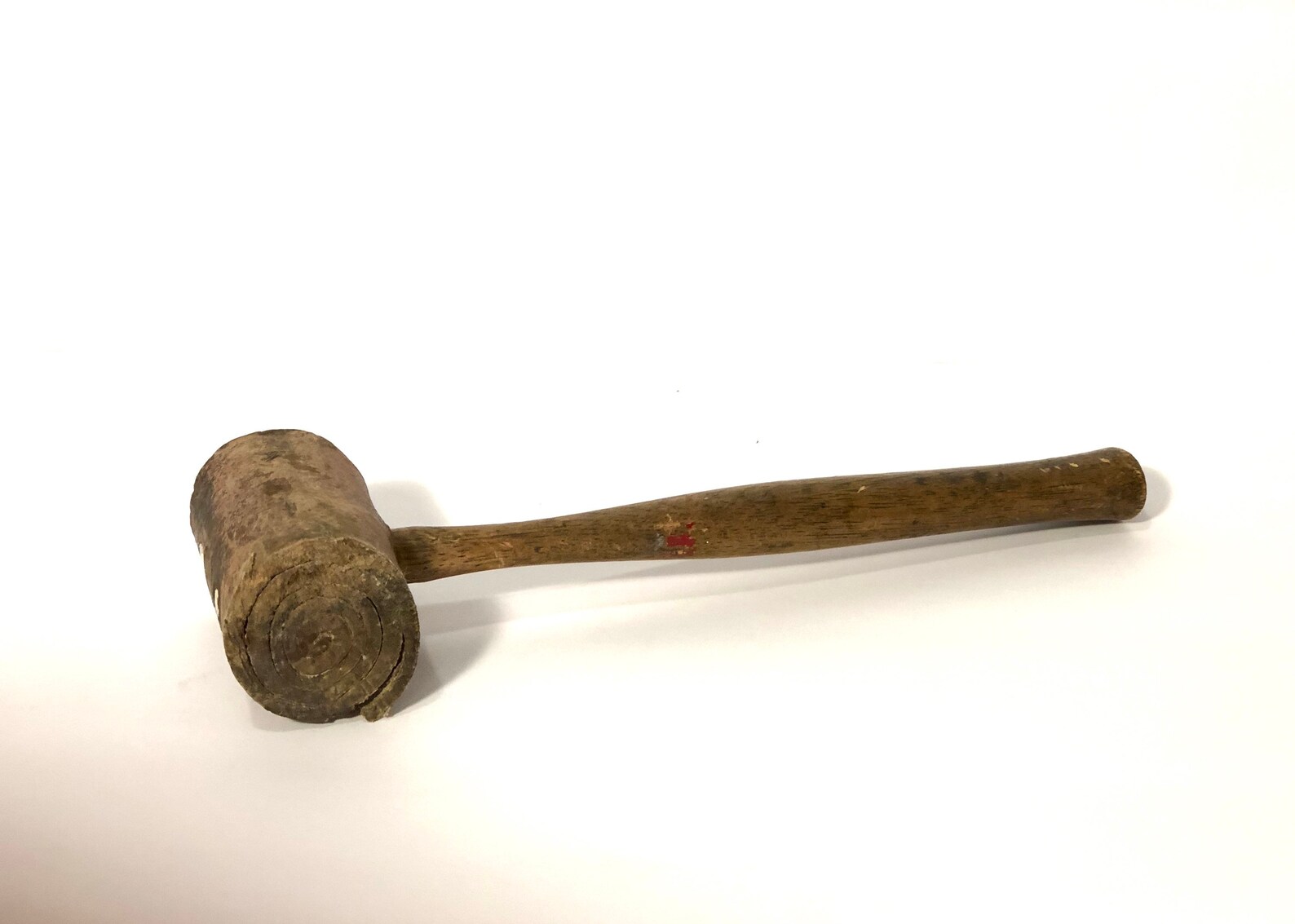 Antique Rolled Leather Mallet With Wood Handle - Etsy
