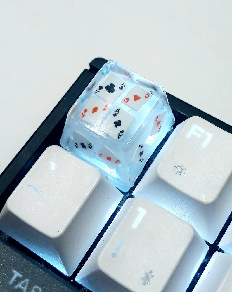 Artisan Keycaps - ESC Key - Oem and Sa Profile - Poker Cards - Domino ...