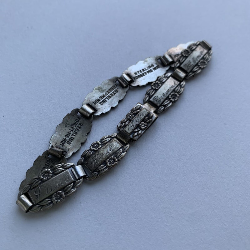 Bracelet Silver Wwii - Etsy