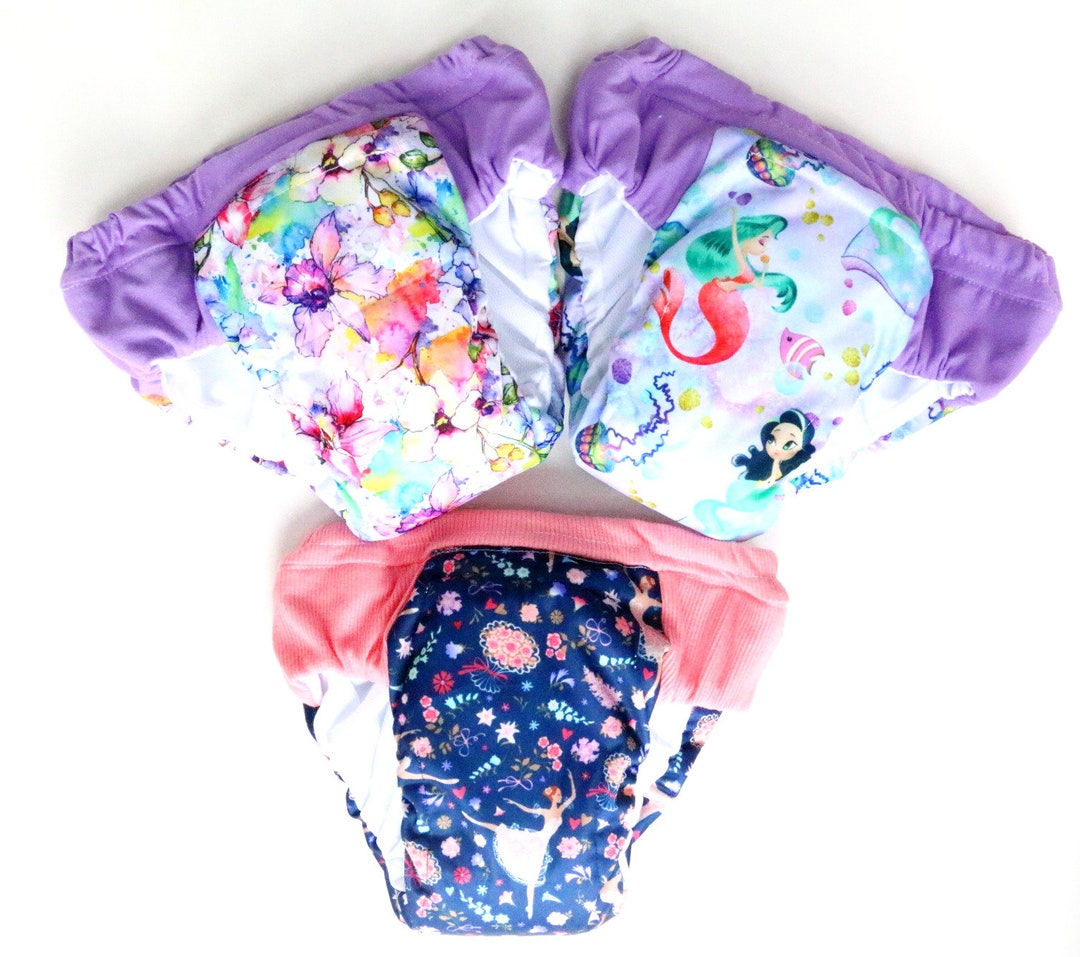 Set of 3 Reusable Pull Ups for Overnight Use - Waterproof and Very ...