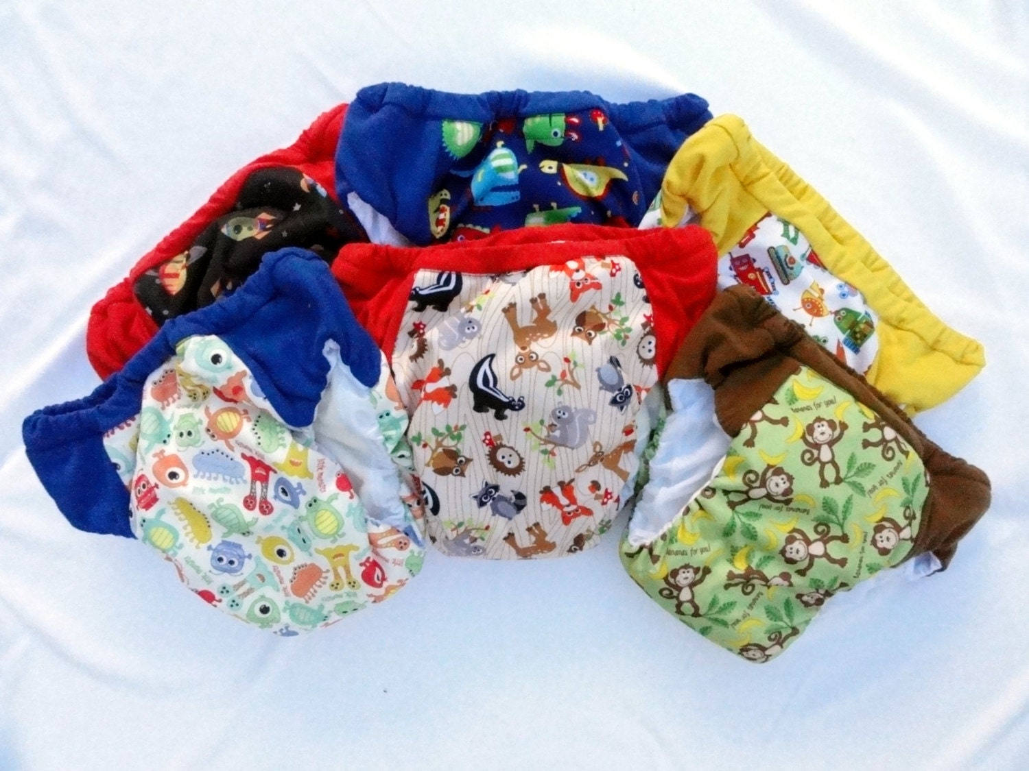 6 Reusable Washable Pull Ups for Daytime Use Toilet Training Undies - Etsy