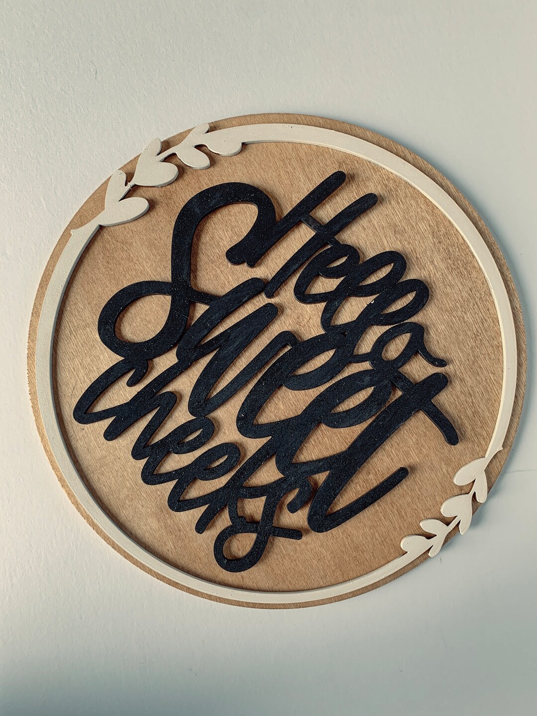 Hello Sweet Cheeks Wood Sign: Farmhouse Bathroom Decor (12" Round) - Etsy