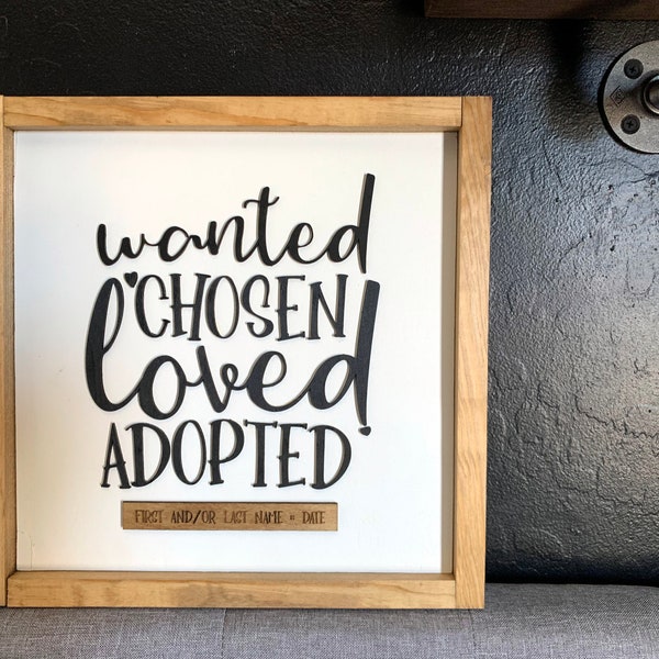 Adoption Announcement - Etsy