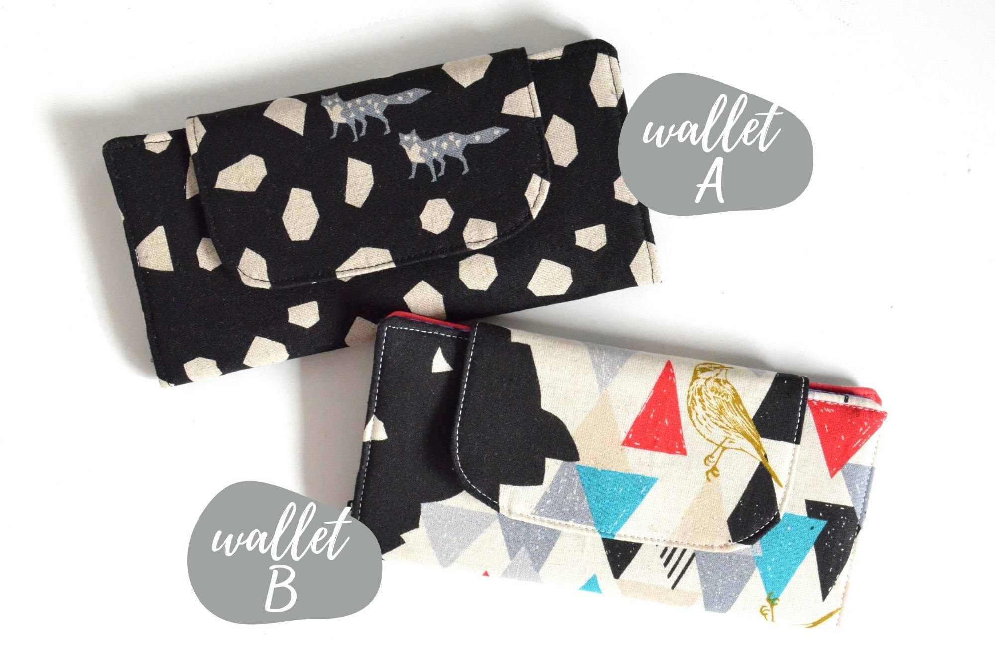 White Bird Wallet Womens Wallet With Snap Gift for Fox - Etsy México