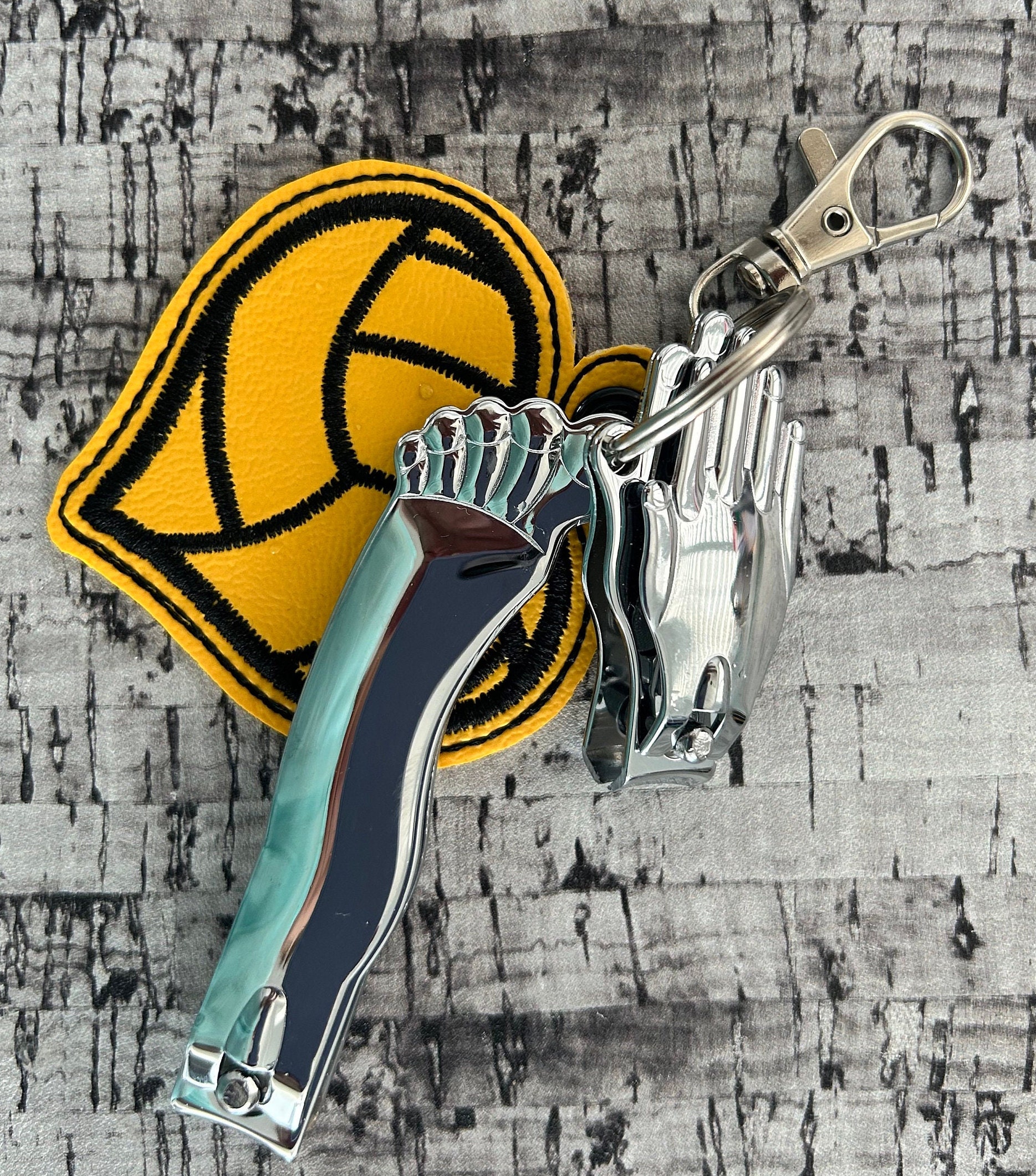 Water Polo Heart Key Fob Water Polo Hand and Foot Nail - Etsy