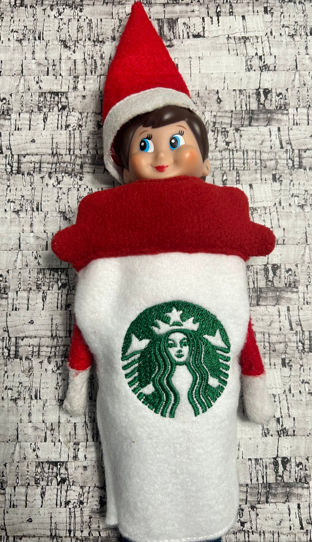 Elf Clothes Holiday Elf Sweater Elf Coffee Cup Embroidered Elf Outfit ...